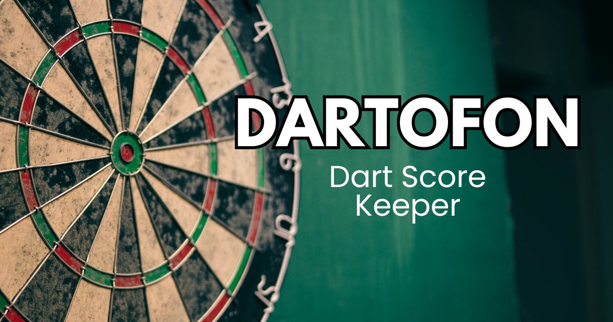 Dart Score Keeper App - Dartofon, keep track of your dart scores